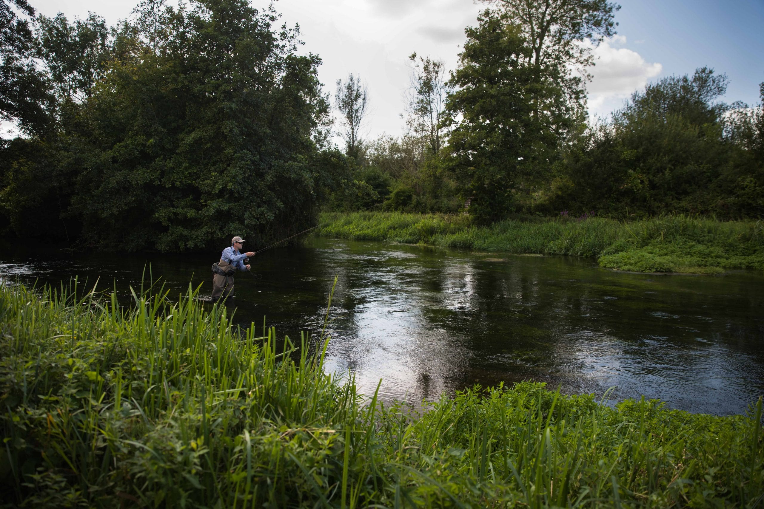Chalkstream; River Itchen - Dry Fly Fishing - Aardvark McLeod