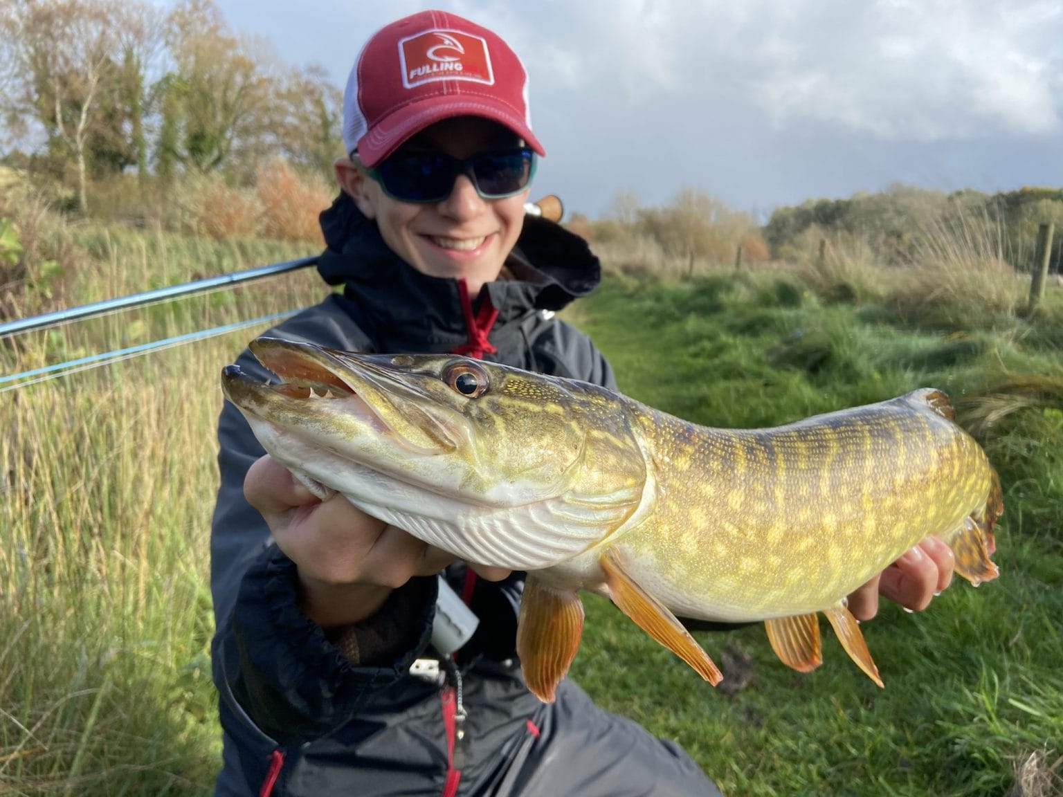 UK; Chalkstream Guided Pike Fly Fishing 2020-21 - Aardvark Mcleod